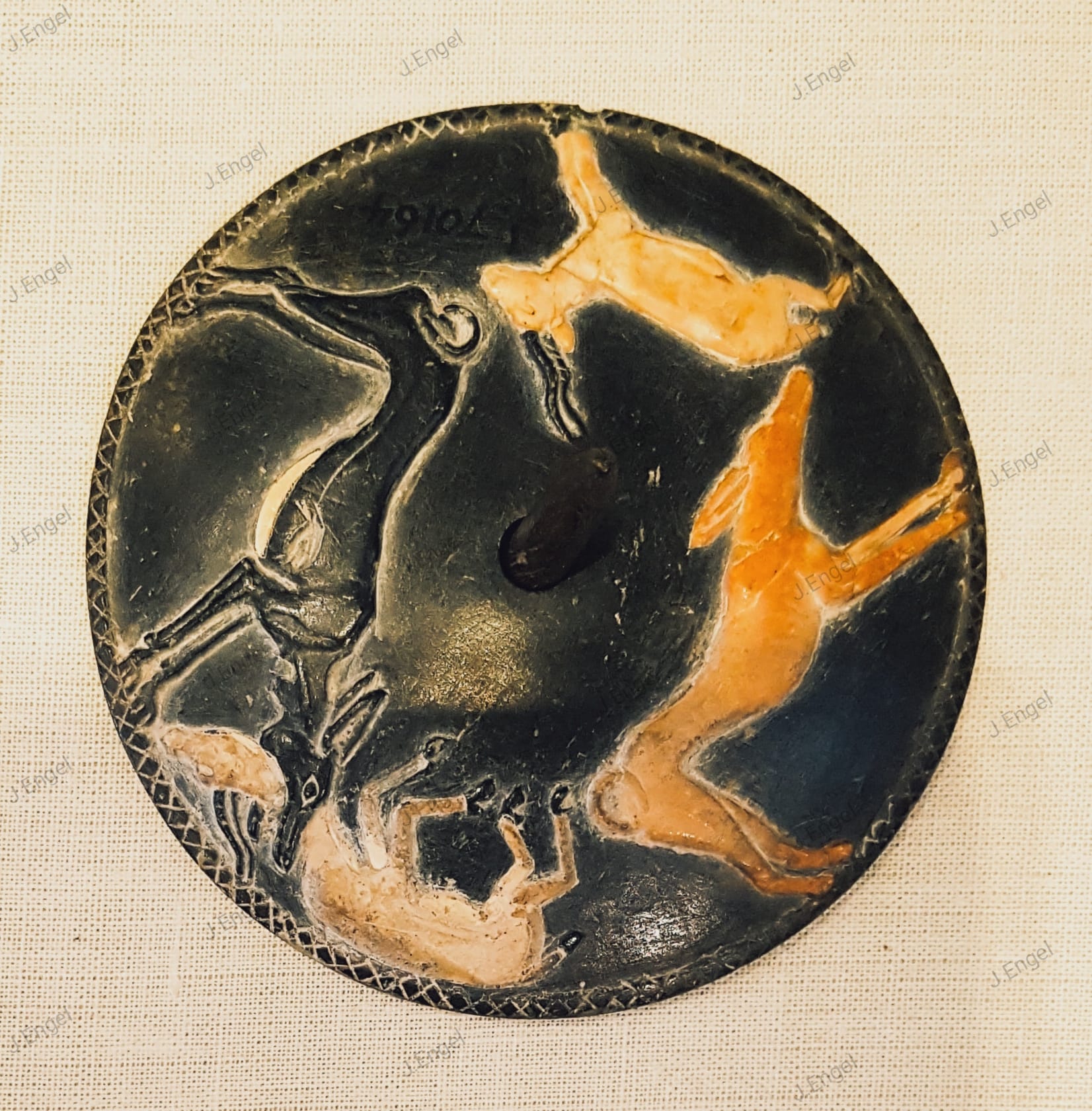 Disc from the Tomb of Hemaka. – LA CIVILTA' EGIZIA